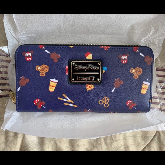 Loungefly | Bags | Disney Parks Food Icon Snacks Loungefly Wallet ...